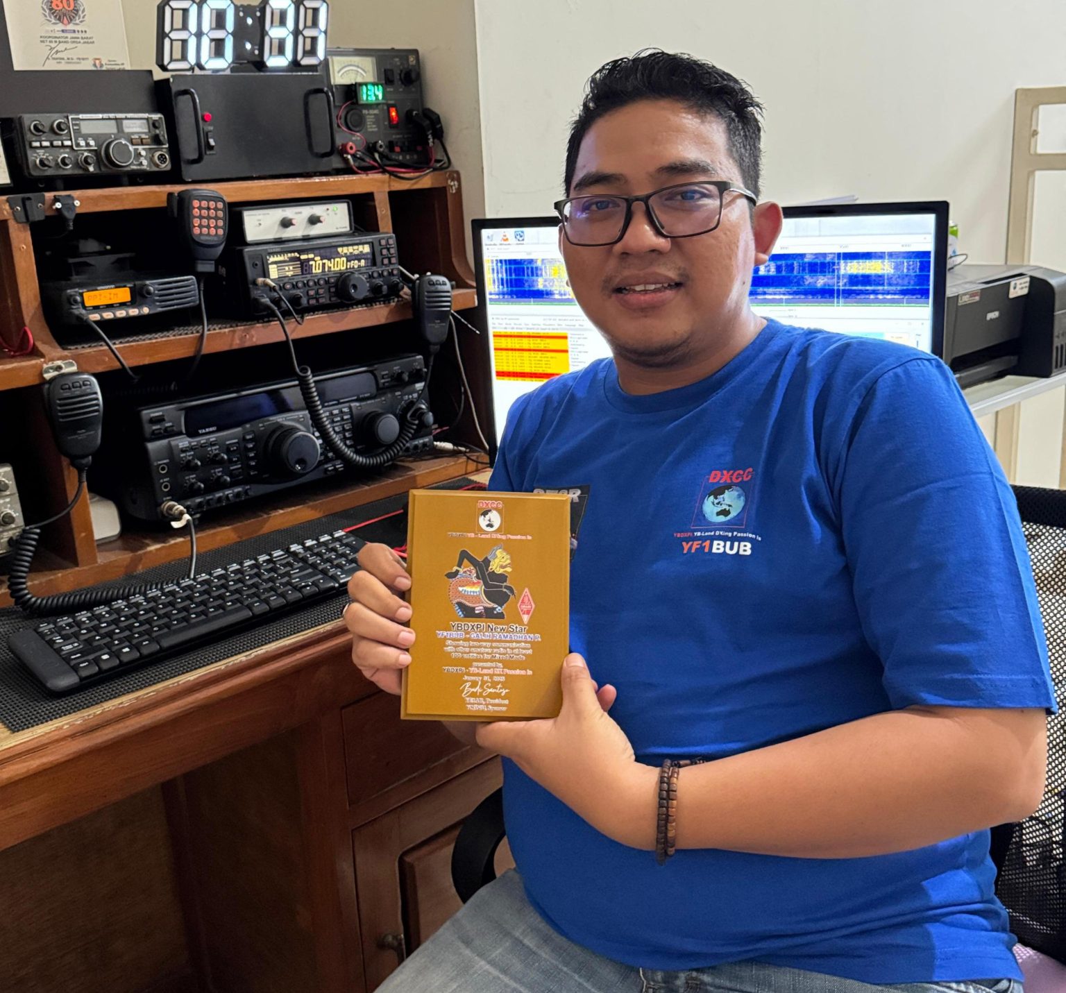 YF1BUB New Star Plaque 100 Entities Mixed – YBDXPI – YBLand DXing ...